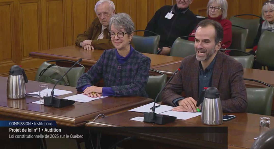 Constitution du Québec et projet de loi 1 – Vivre dans la Dignité